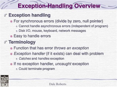 Ppt Exception Handling Powerpoint Presentation Free Download Id 653517