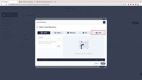 refactor reuse the git repository selector on the pipeline and cd page