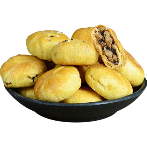 正宗缙云小酥饼金华烧饼梅干菜扣肉黄山网红美食浙江原味辣味袋装 虎窝淘