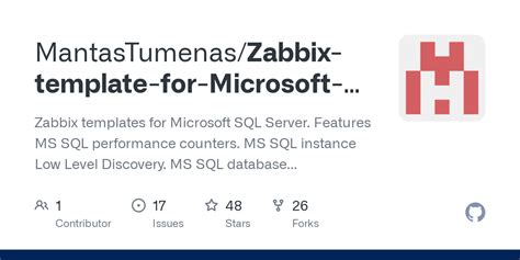 Zabbix Template For Microsoft Sql Serverwithout Sql Instance Discovery