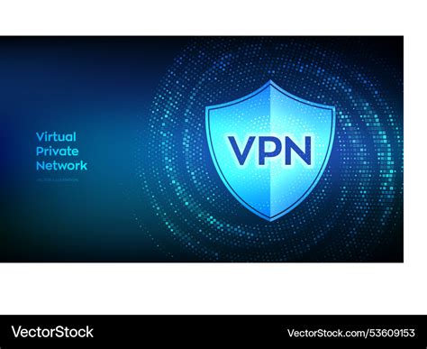 Vpn Virtual Private Network Data Encryption Ip Vector Image