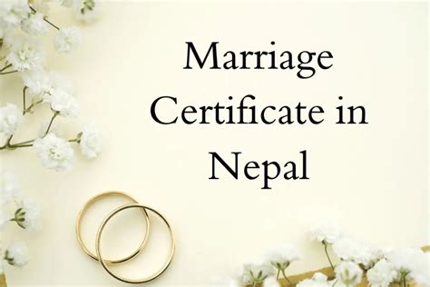 Marriage Certificate In Nepal The Marriage Firm