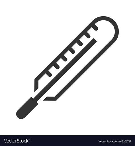 Thermometer Icon Royalty Free Vector Image Vectorstock