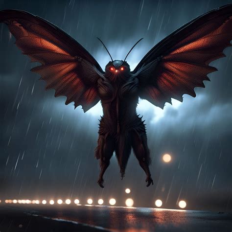 Highly Detailed Mothman Ai Generated Artwork Nightcafe Creator