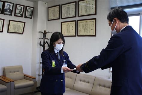 予防技術資格者の認定式を行いました 相楽中部消防組合消防本部