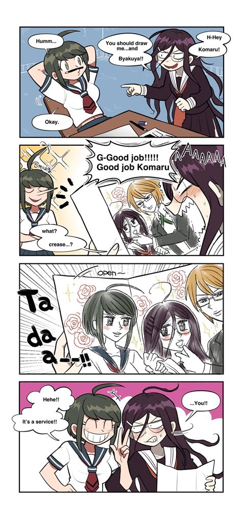 Fukawa Toko Togami Byakuya And Naegi Komaru Danganronpa And 2 More