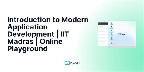 Introduction To Modern Application Development IIT Madras Online
