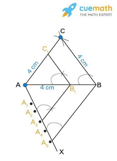 Draw An Equilateral Triangle ABC Of Each Side 4 Cm Construct A Triangle Similar To It And Of