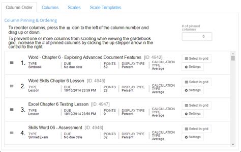 New Simnet Gradebook Friday May 19th Simnet Release Notes
