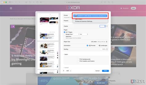 How To Print From A Mac