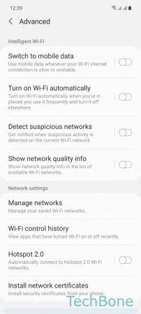 How To Switch Between Wi Fi And Mobile Data Automatically Samsung Manual TechBone