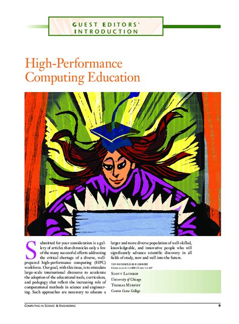 Pdf High Performance Computing Education