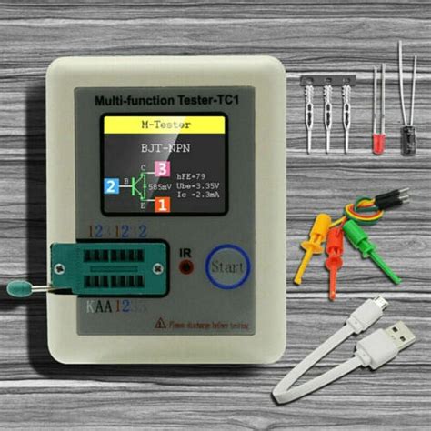 Dosaele Lcr Tc1 Transistor Tester Tft Diode Triode Esr Capacitance Meter Npn Pnp Mosfet