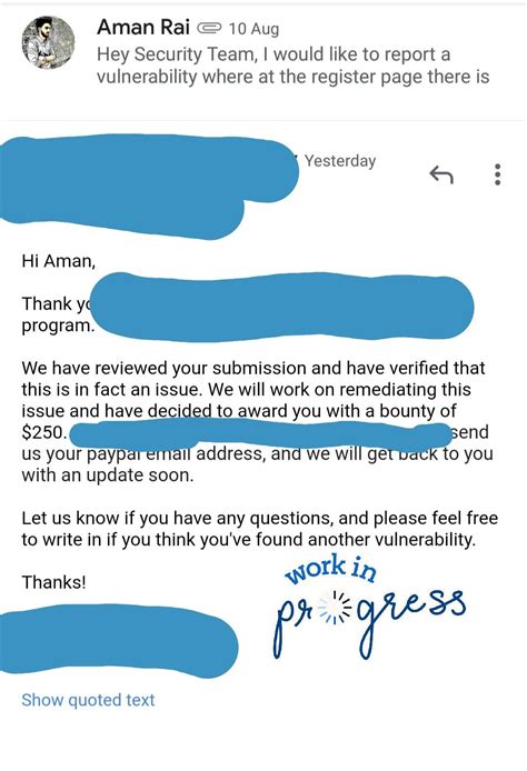 aman r on linkedin bugbounty pentesting exploits bugbountytip wapt infosec…