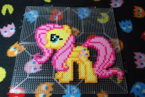 ~ Mlp Fluttershy ~ Perler Bead Stop Motion ~ Perler Bead Disney