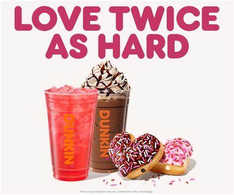 Fall Head Over Heels For Dunkins Valentines Day Treats Dunkin