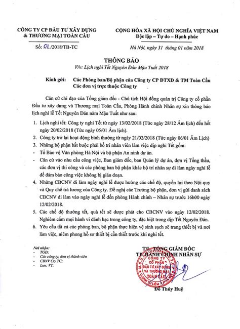 9 Mẫu Thông Báo được Sử Dụng Nhiều Nhất Tri Thức Việt