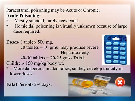 Paracetamol Poisoning Ppt