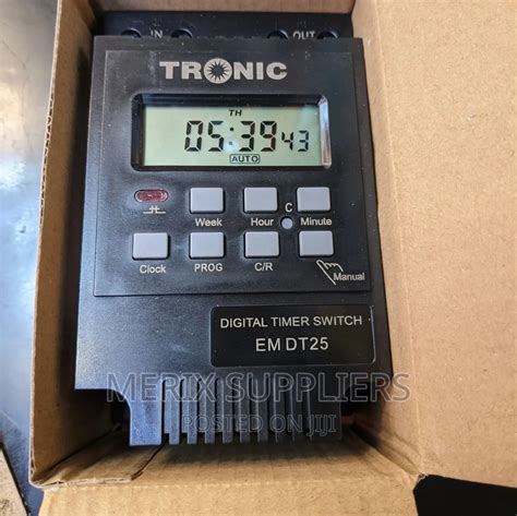 Tronic Digital Programmable Electronic Timer Switch 6250w In Nairobi Central Home