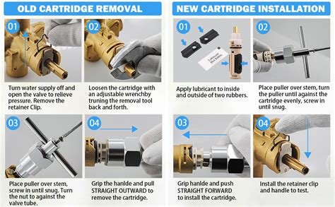 Toven Rv 1222 Replacement Cartridge Kit With 116653 Handle Adapter