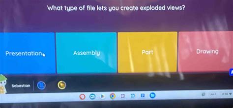 solved what type of file lets you create exploded views presentation