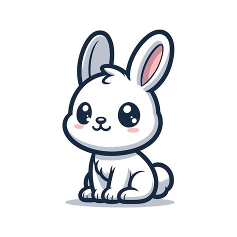 Premium Vector Cute Rabbit Vector Illustration
