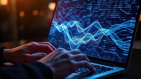 Digital Transformation Neural Network Data Processing And Machine Learning Algorithm Stock