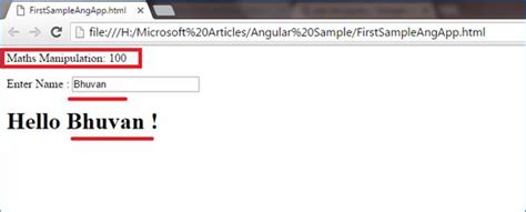 My First Angularjs Application