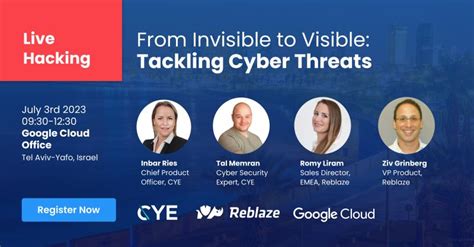 Inbar Ries On Linkedin Cybersecurity Event Infosec Websecurity