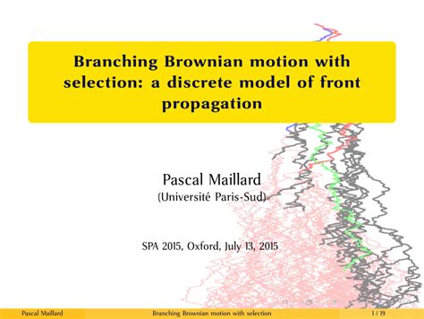 Ppt Branching Brownian Motion With Selection A Discrete Model Of Front Powerpoint