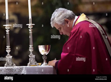 Vatican City State Vatikanstadt 02nd Nov 2022 Cardinal Konrad Krajewski During A Mass On All