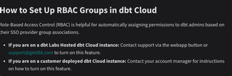 Test Rbacsso Docs And Update If You Can Enable Sso · Issue 3131 · Dbt Labs