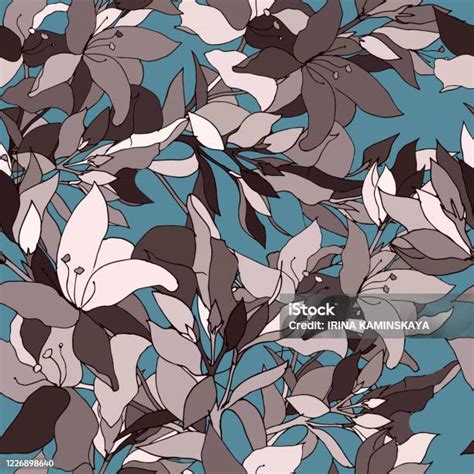 섬유 매끄러운 패턴 직물 태피스트리 홈 텍스타일 및 카펫을 위한 꽃 질감 공단에 대한 스톡 벡터 아트 및 기타 이미지 공단 그래픽 프린트 꽃 나무 Istock