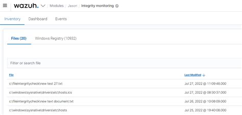 Unable To See Anything In Intergrity Monitoring Dashboard · Issue 4354 · Wazuhwazuh Dashboard