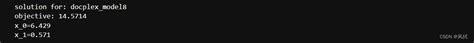 Python运用cplex和docplex求解简单的线性规划问题cplex Python Csdn博客