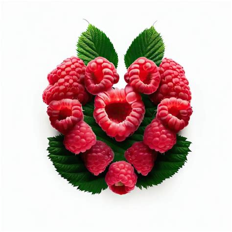 Premium Ai Image Captivating Raspberry Bliss Generative Ai
