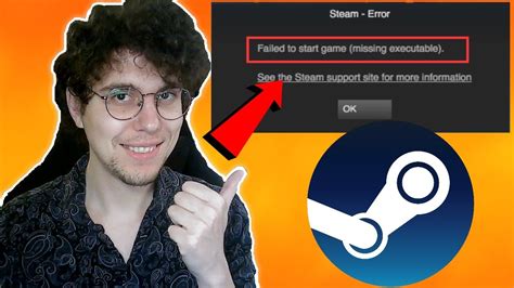 how to fix steam missing executable youtube