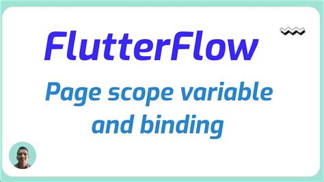 flutterflow page scope variable and binding youtube