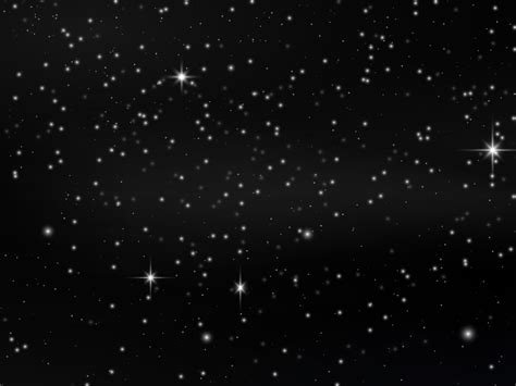 Black Star Space Background