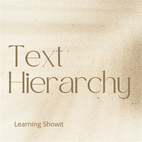 Let S Talk About Text Hierarchy And How It Works In Showit