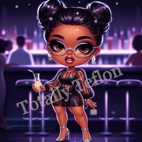 Fun Urban Stylish Cartoon Chibis Etsy