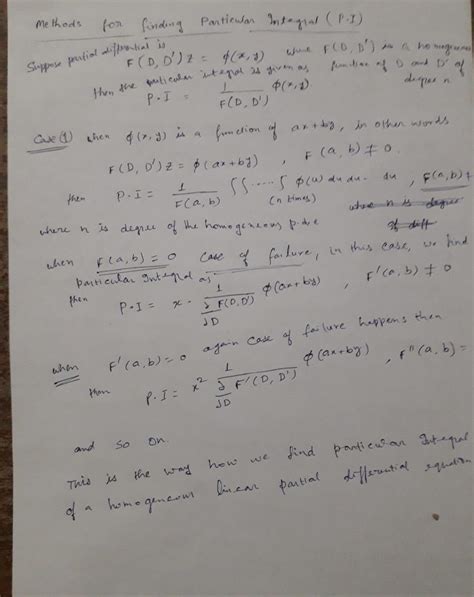 Homogeneous Linear Partial Differential Equation Solution Example 2 Proveiff It Solutions