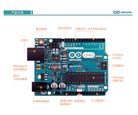 Arduino Uno R3 控制器 Atmega328p Puatmega16u2 Arduino 原装进口arduino控制器系列