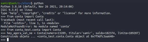 Classe Conta Python Entendendo A Orientação A Objetos Alura