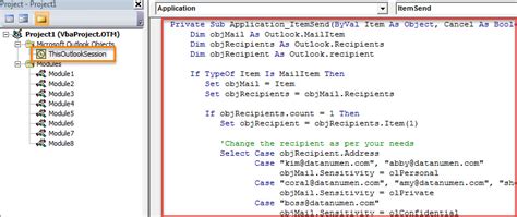 How To Auto Set An Emails Sensitivity Based On Its Recipients In Your Outlook
