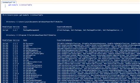How To List Installed Powershell Modules Active Directory Pro
