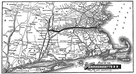 Massachusetts Central Railroad Map