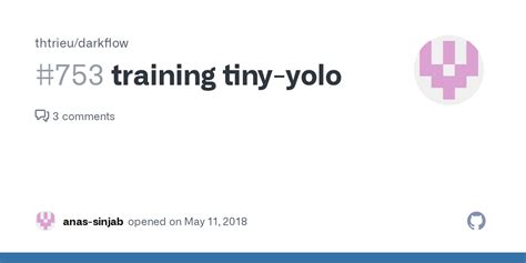 training tiny yolo · issue 753 · thtrieu darkflow · github