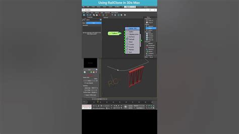 Creating Balcony Railings With Railclone In 3ds Max Shorts 3dsmax Railclone Line Youtube