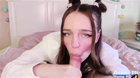 At 746 Cum On Tongue Aqua Ri Russian Blue Eyes Blowjob Finish Handjob